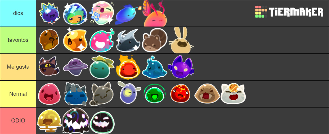 Slime Rancher 2 (ALL SLIMES) LatinGames Tier List (Community Rankings ...