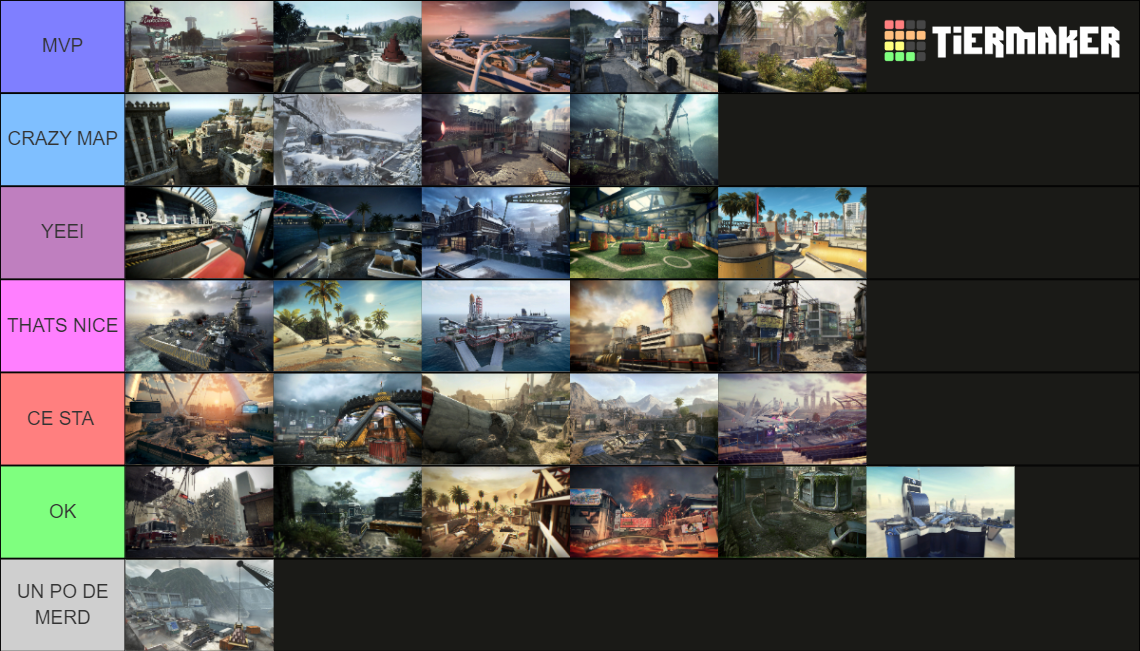 Call of Duty Black Ops 2 Multiplayer Maps Tier List (Community Rankings ...