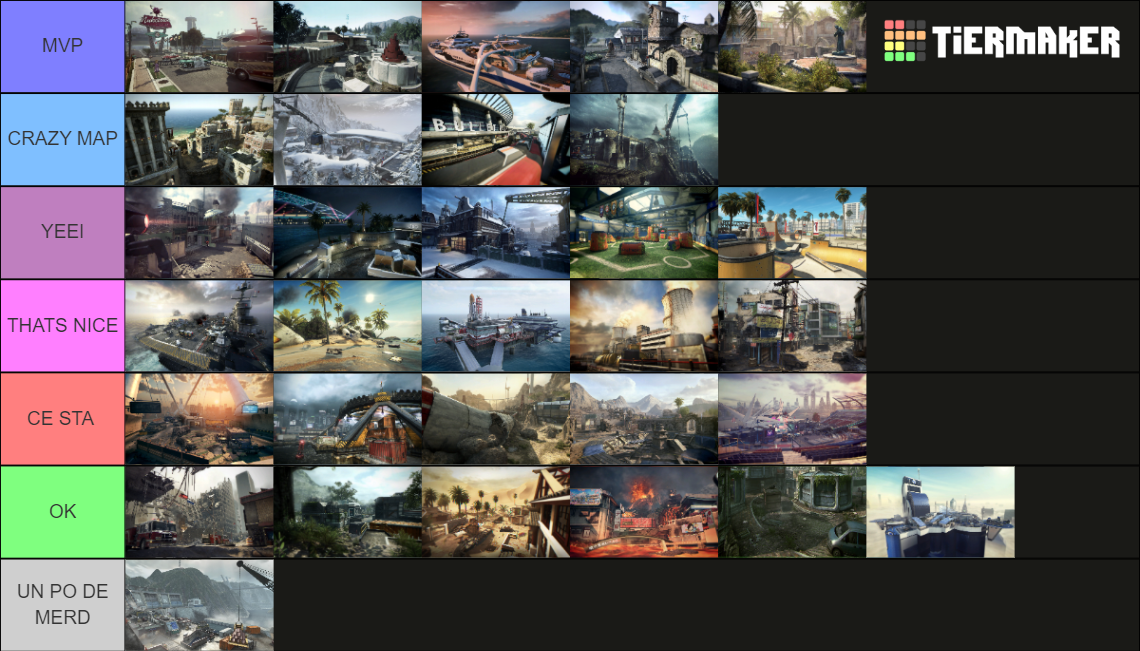 Call of Duty Black Ops 2 Multiplayer Maps Tier List (Community Rankings ...