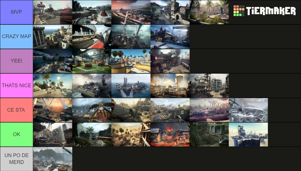Call of Duty Black Ops 2 Multiplayer Maps Tier List (Community Rankings ...