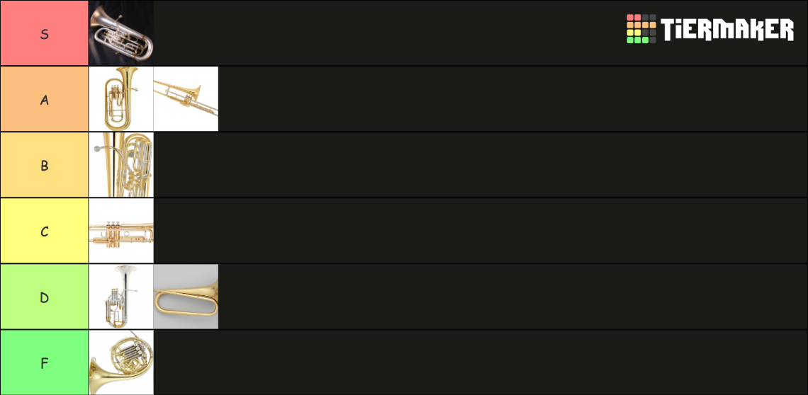 Brass Instrument Tier List (Community Rankings) - TierMaker