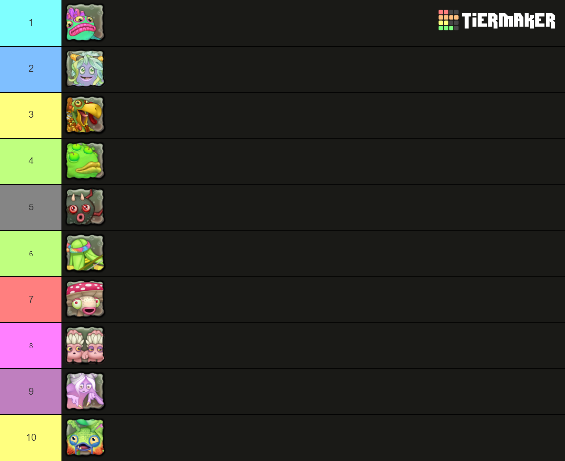 My Singing Monsters All Monsters Tier List (Community Rankings) - TierMaker