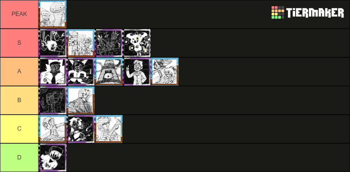 Diary of a Tourney Kid Character Renders (WR1 -> LR4) Tier List ...