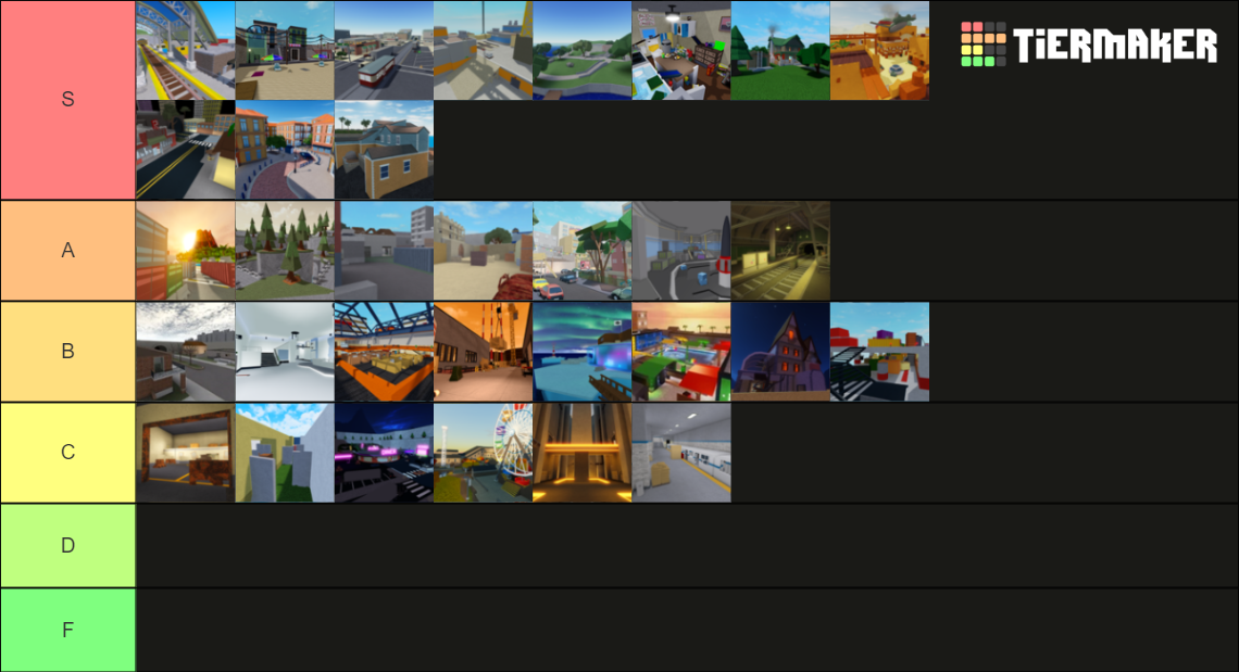 Arsenal Maps Tier List (Community Rankings) - TierMaker
