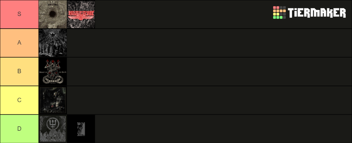 Watain Albums Ranked (2022) Tier List (Community Rankings) - TierMaker