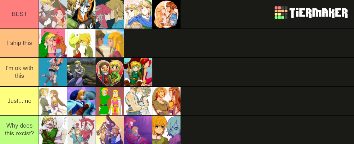 Link ships from the legend of Zelda Tier List (Community Rankings ...