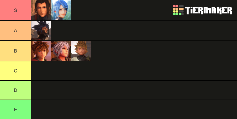 Kingdom Hearts Characters Tier List (Community Rankings) - TierMaker