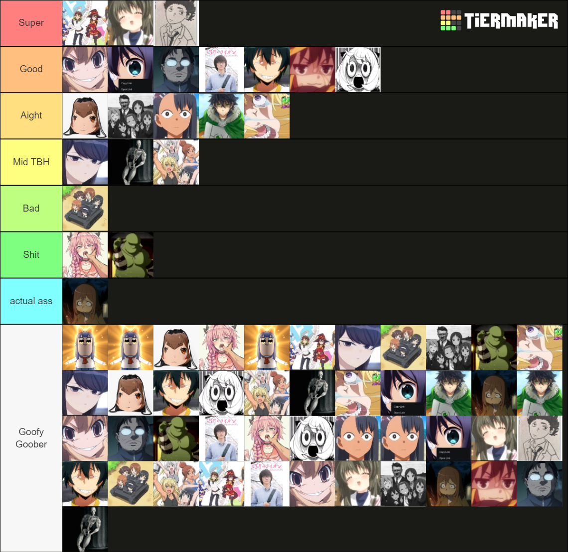 even more accurate anime now with all anime Tier List (Community ...