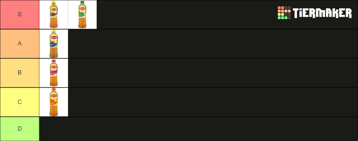 COOPER'S ICE TEA TIER LIST Tier List (Community Rankings) - TierMaker