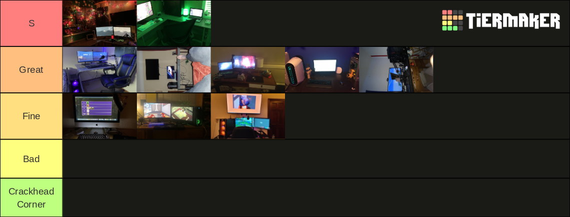 PC setup Tier List (Community Rankings) - TierMaker