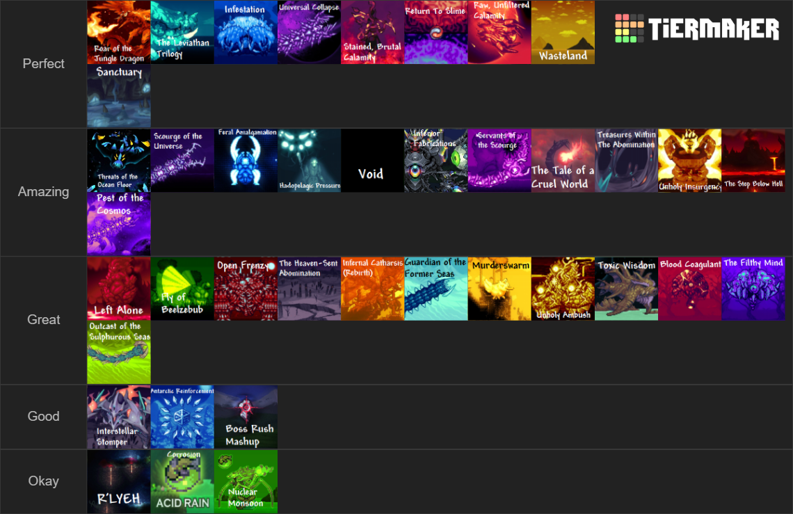 The Calamity OST Tier List (Community Rankings) - TierMaker