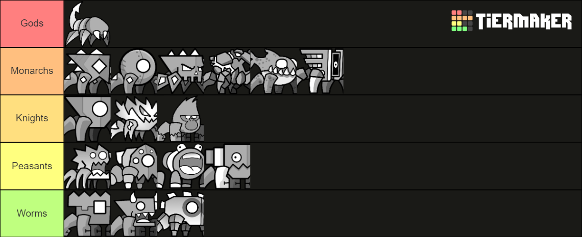 Geometry Dash Spiders Tier List (Community Rankings) - TierMaker