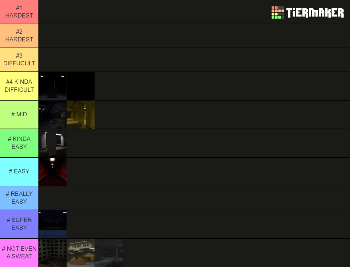 Apeirophobia Hardest Levels Tier List (Community Rankings) - TierMaker