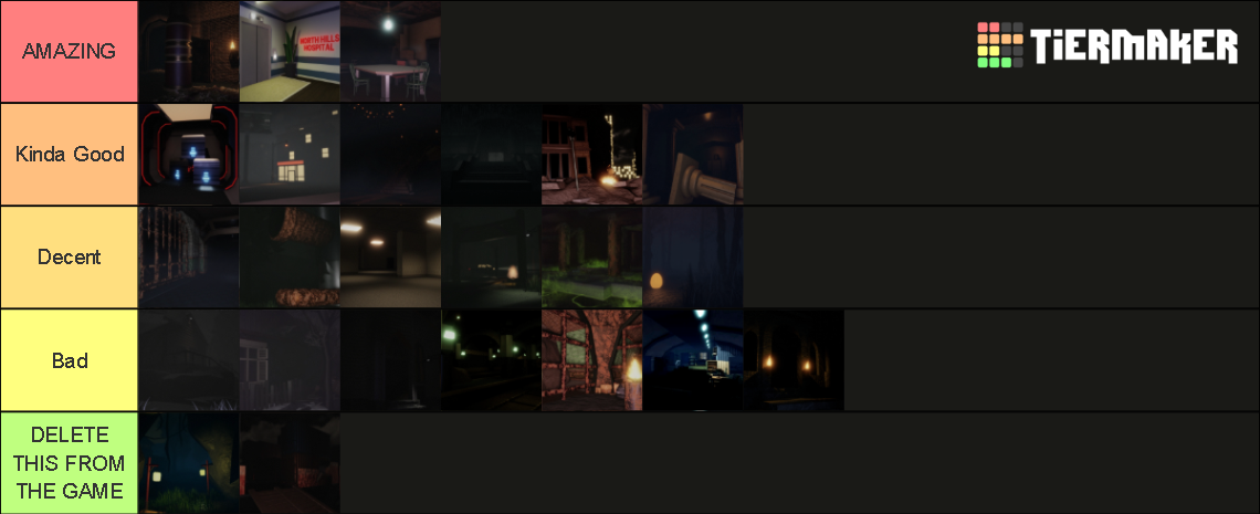 Survive the Night Maps Tier List (Community Rankings) - TierMaker