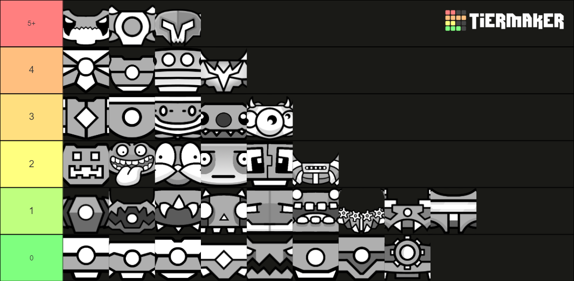 Geometry Dash UFOs Tier List (Community Rankings) - TierMaker