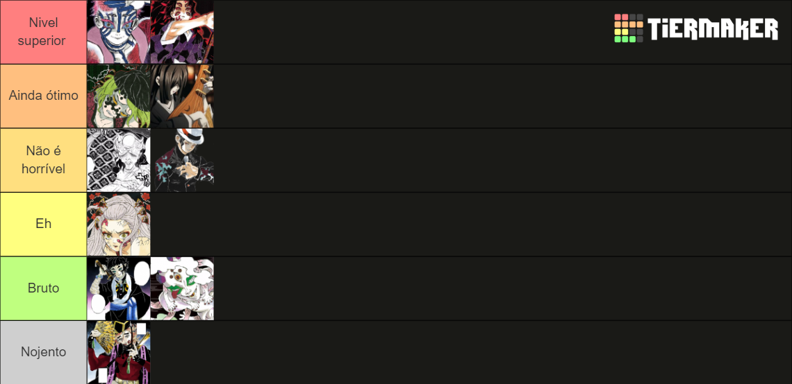 Upper Moon Demons and Muzan Tier List (Community Rankings) - TierMaker