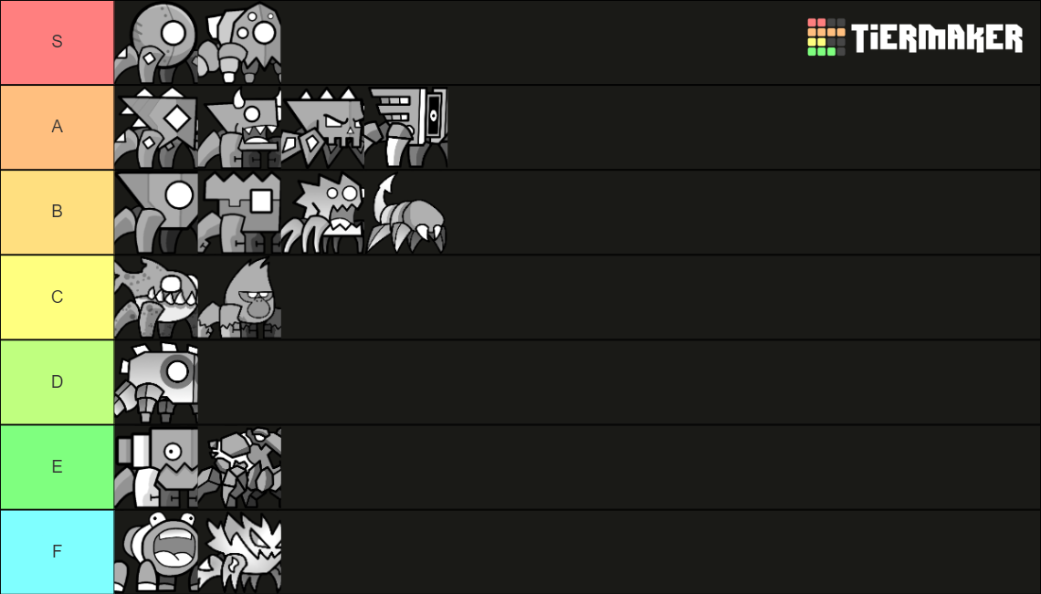 Geometry Dash Spiders Tier List (Community Rankings) - TierMaker