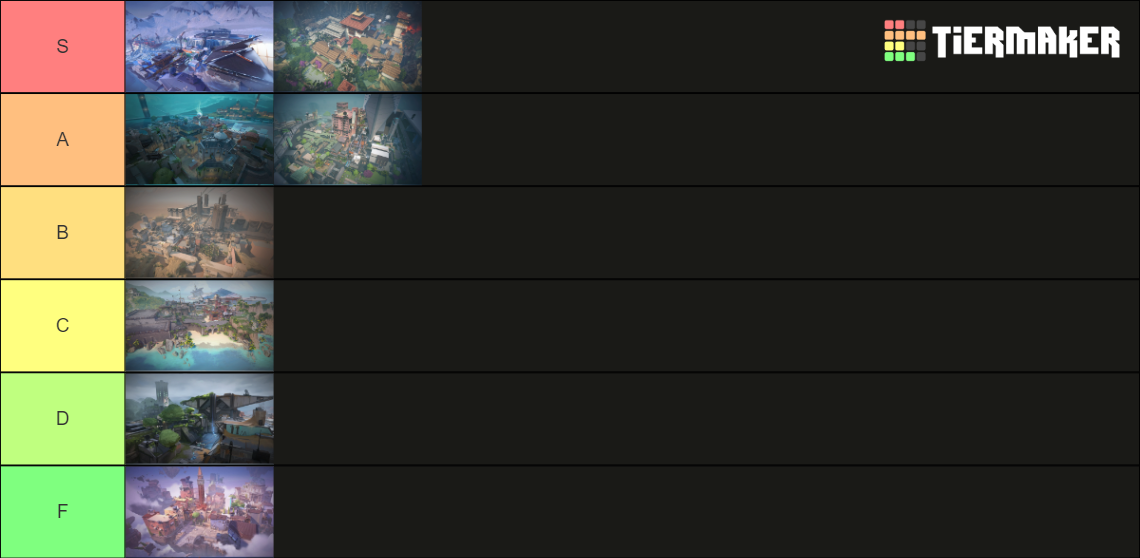 Valorant Maps (Including Pearl) Tier List (Community Rankings) - TierMaker