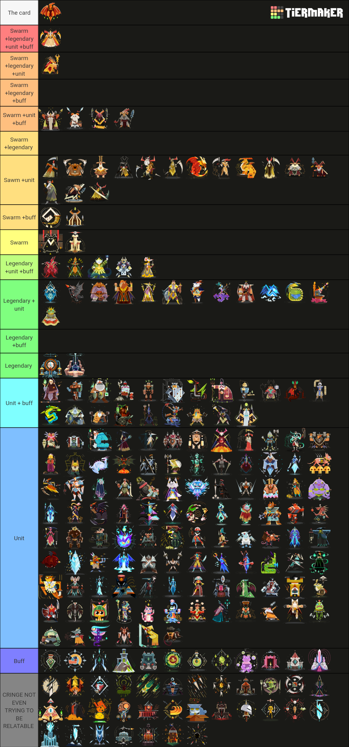 Stormbound all cards Tier List (Community Rankings) - TierMaker