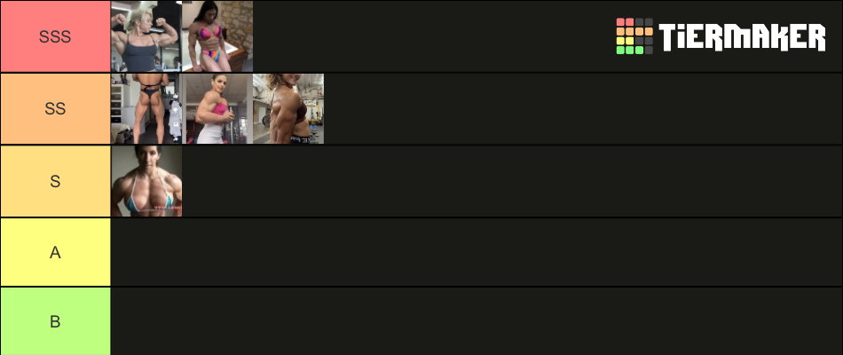 Girls Muscles Tier List (Community Rankings) - TierMaker