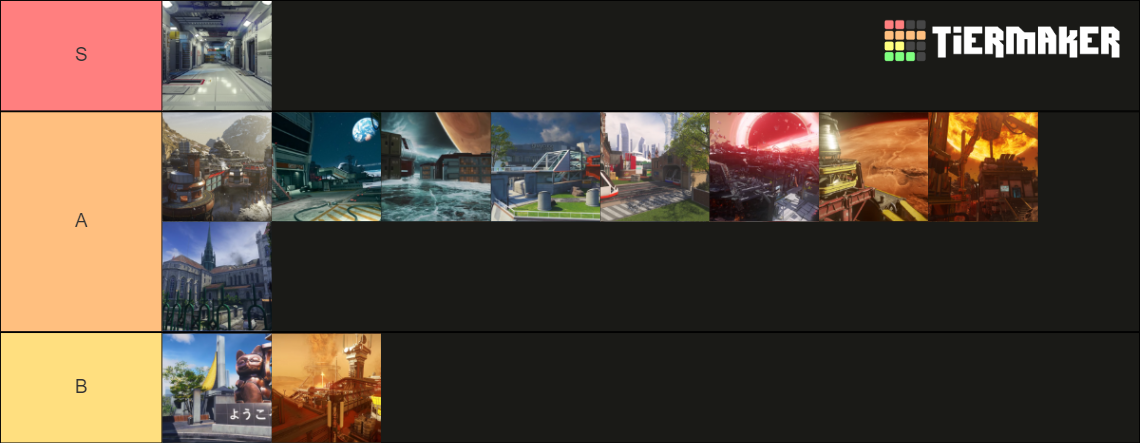 Infinite Warfare Maps Tier List (Community Rankings) - TierMaker