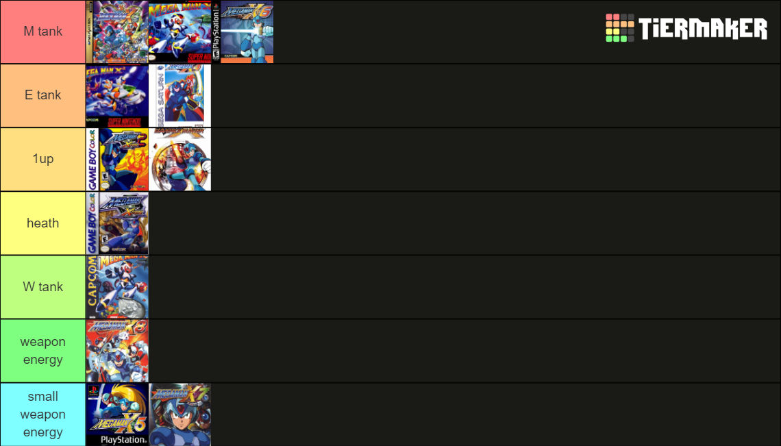 MEGA MANx Tier List (Community Rankings) - TierMaker
