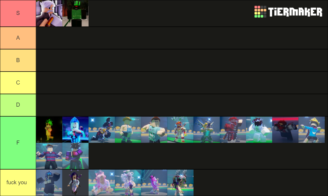 RB BATTLES Tier List (Community Rankings) - TierMaker