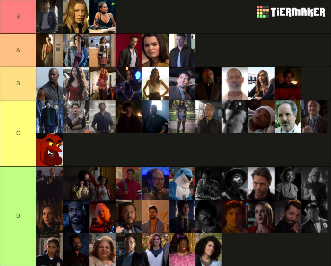 Lucifer Characters throughout the Seasons Tier List (Community Rankings ...