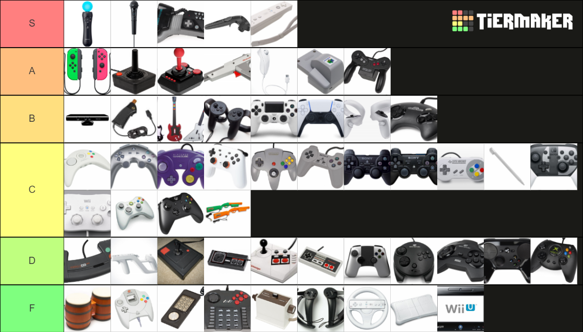 Best game controllers for an unspecified activity Tier List (Community ...