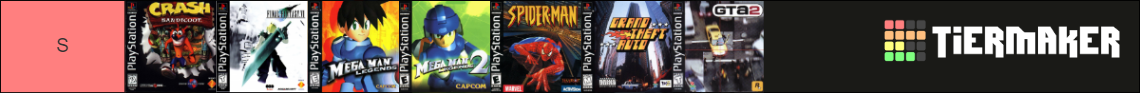 Every PlayStation 1 Game (NA Only) Tier List (Community Rankings) - TierMaker