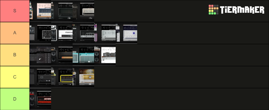 neural dsp Tier List (Community Rankings) - TierMaker