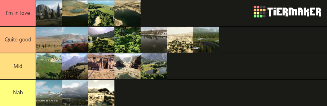 Jurassic World Evolution 2 maps Tier List (Community Rankings) - TierMaker