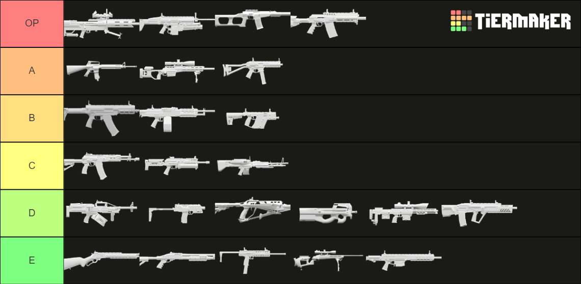 BF2042 weapon Tier List (Community Rankings) - TierMaker
