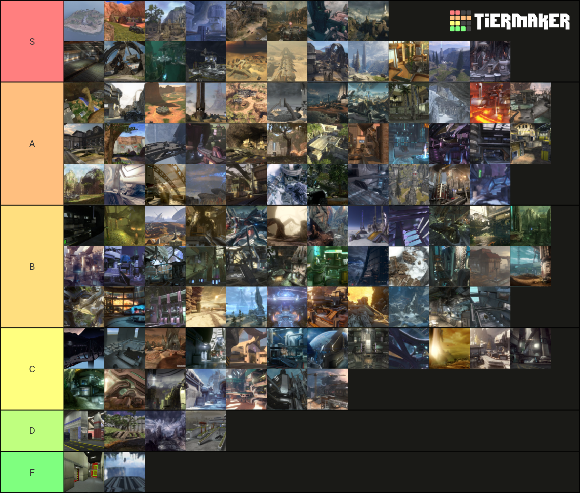 (FPS) All Halo Multiplayer Maps Tier List (Community Rankings) - TierMaker