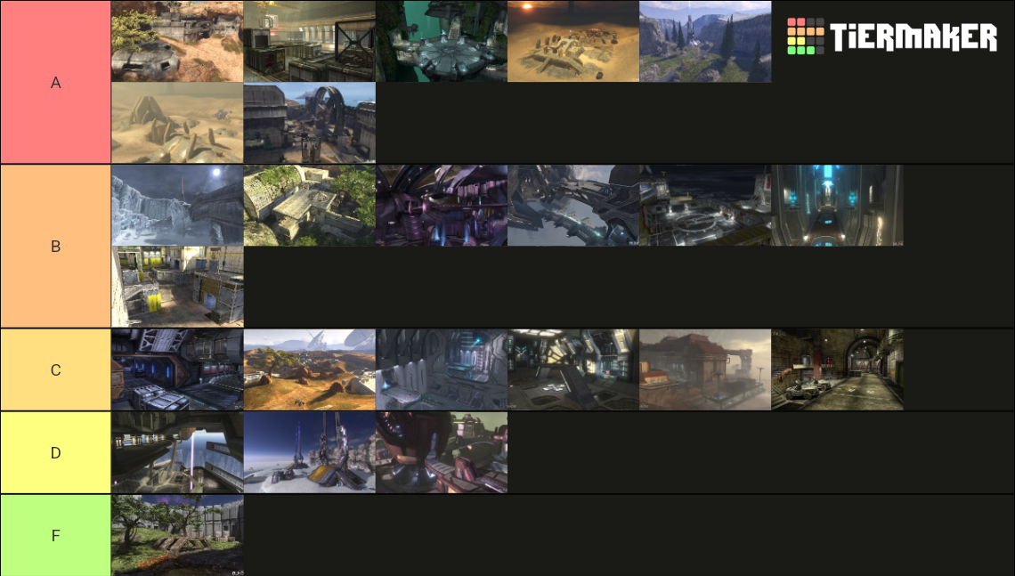 Halo 3 Maps Tier List Community Rankings TierMaker Halo 3 Maps Tier List Community Rankings TierMaker