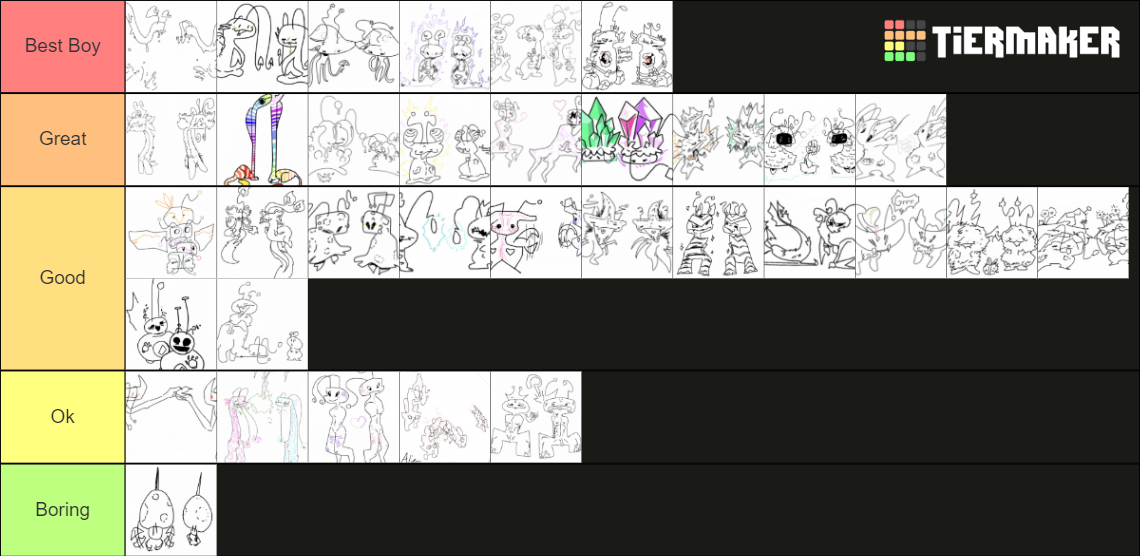 Goofy Aliens Tier List (Community Rankings) - TierMaker