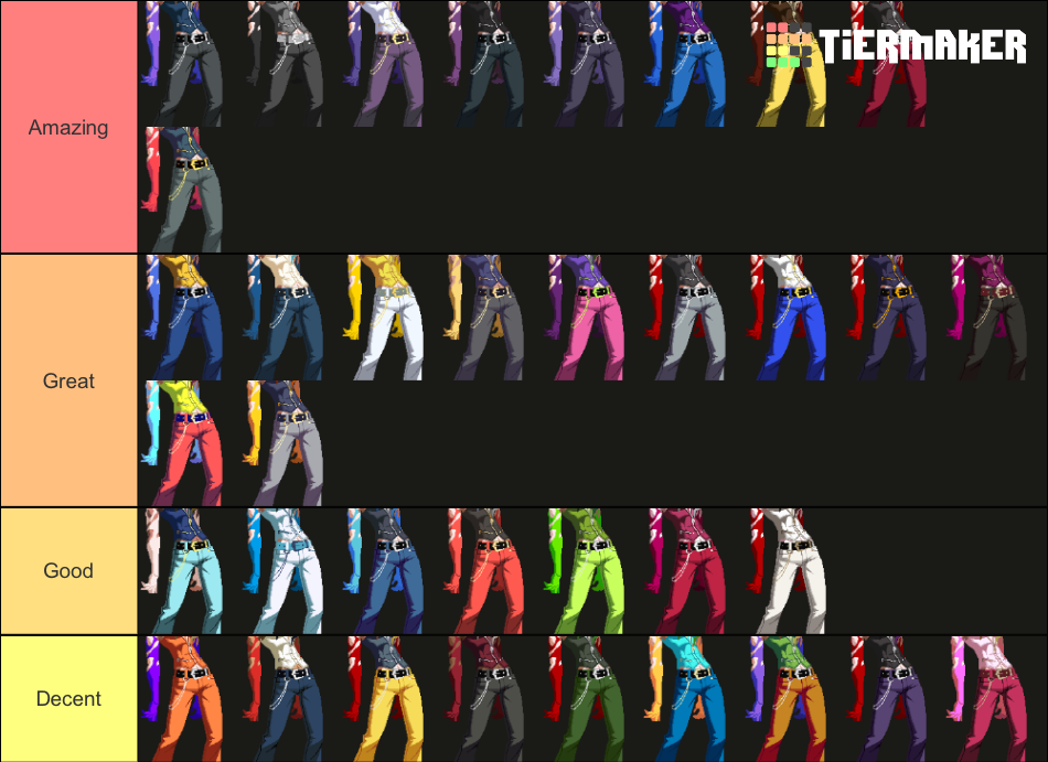 Carmine colors Tier List (Community Rankings) - TierMaker