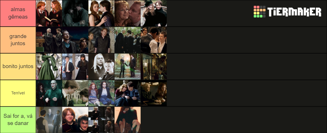 harry potter ships Tier List (Community Rankings) - TierMaker