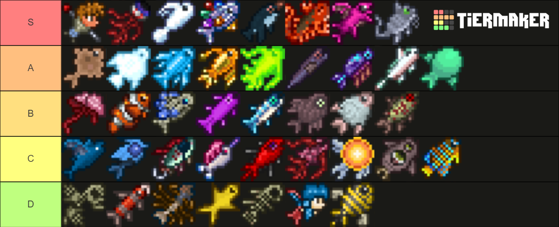 Terraria All Quest Fish – Terraria Fishing Map – XKGJCK