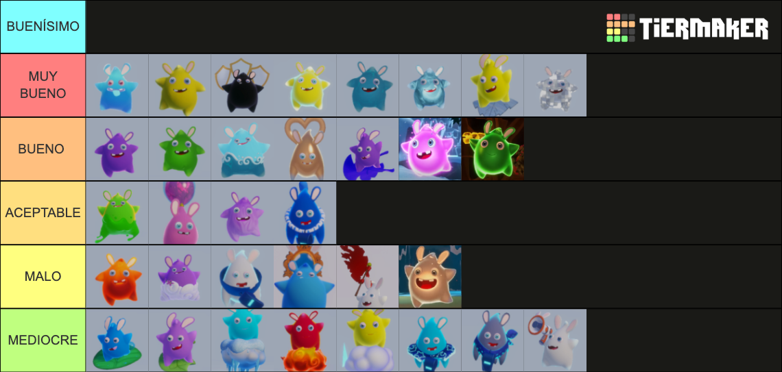 Mario & Rabbids: Sparks of Hope (All Hero and Beep-0 Sparks) Tier List ...