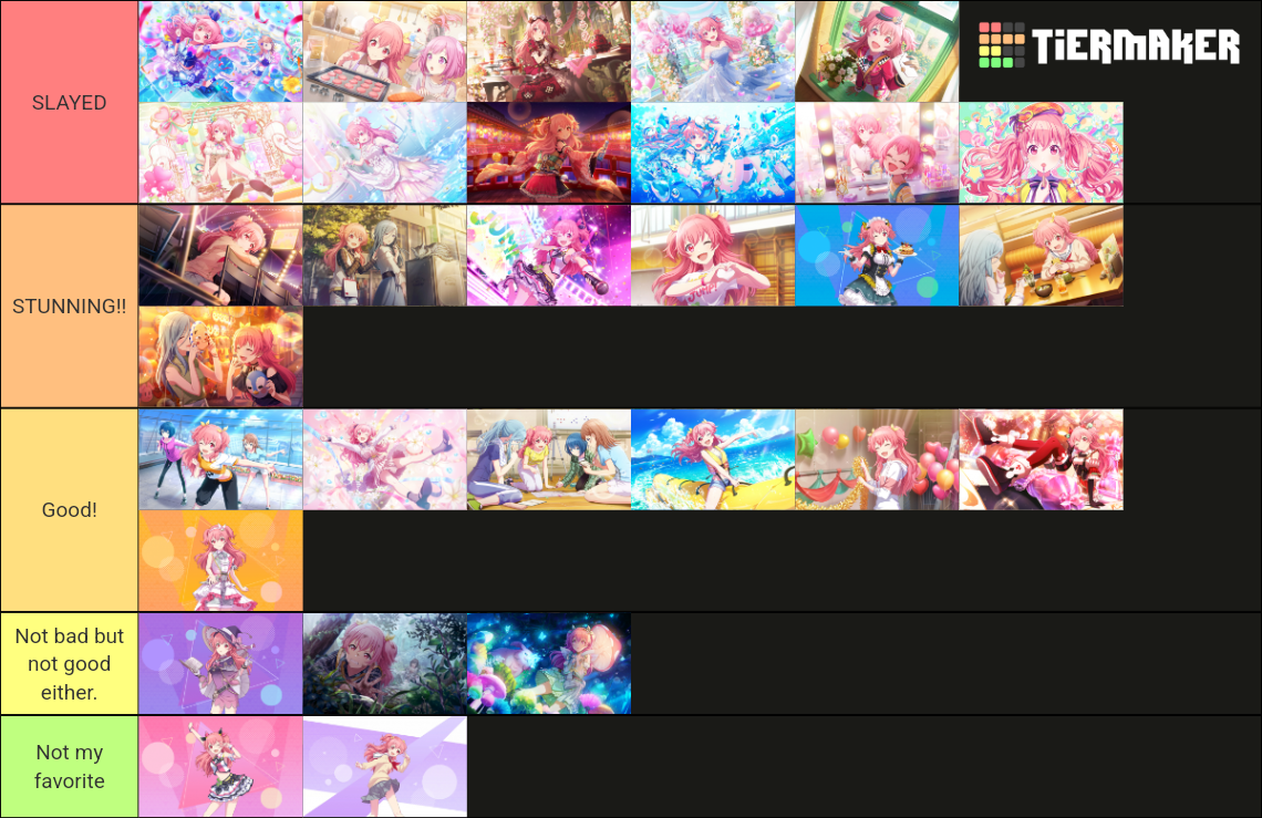 Airi Momoi Card Ranking Tier List (Community Rankings) - TierMaker