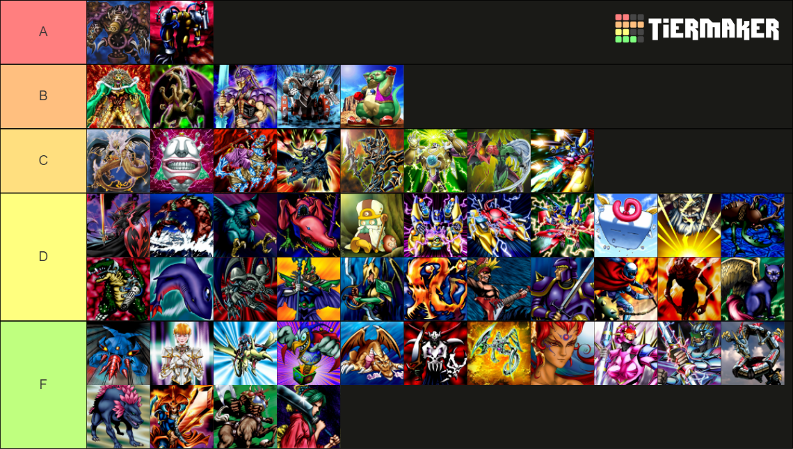 Yugioh DM Era Fusion Monsters Tier List (Community Rankings) - TierMaker