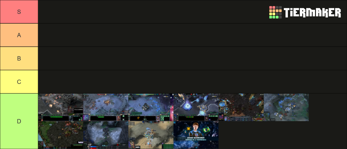 Starcraft 2 goated games Tier List (Community Rankings) - TierMaker