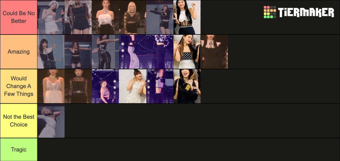 Red Velvet Psycho Outfits Tier List (Community Rankings) - TierMaker