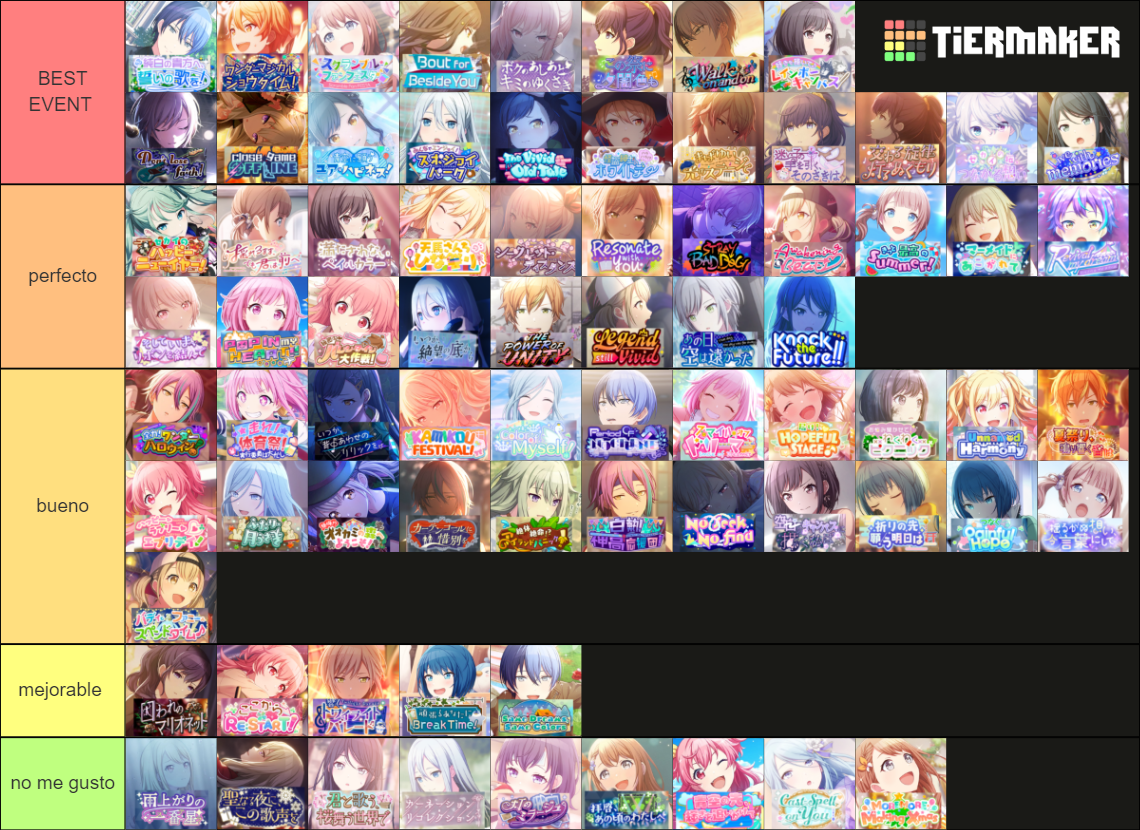 Project Sekai Event 2 Tier List (Community Rankings) - TierMaker Project Sekai Event 2 Tier List (Community Rankings) - TierMaker