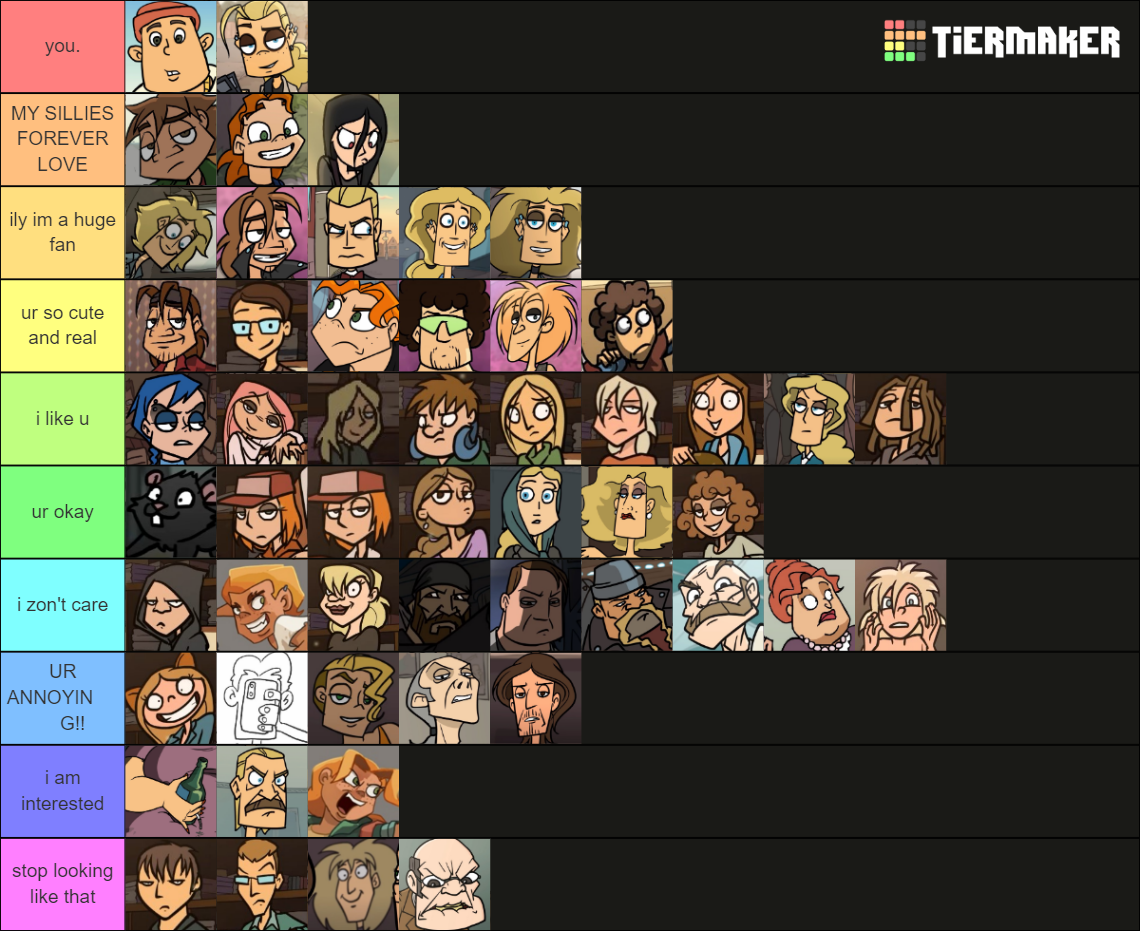 Metal Family Characters Ranking Tier List (Community Rankings) - TierMaker