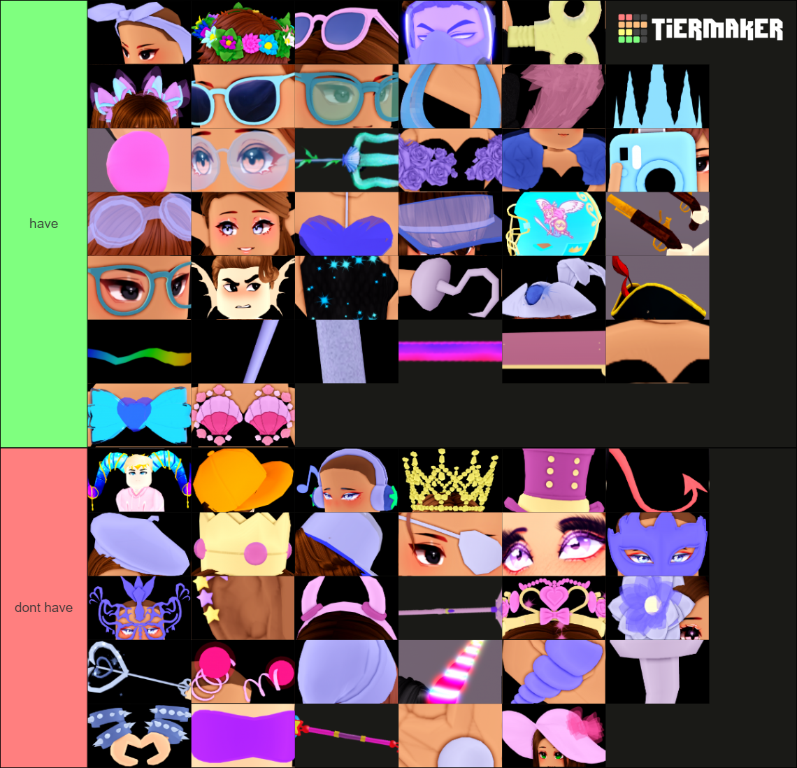 Royale High Wheel Accessory ! [April 2021] Tier List (Community ...