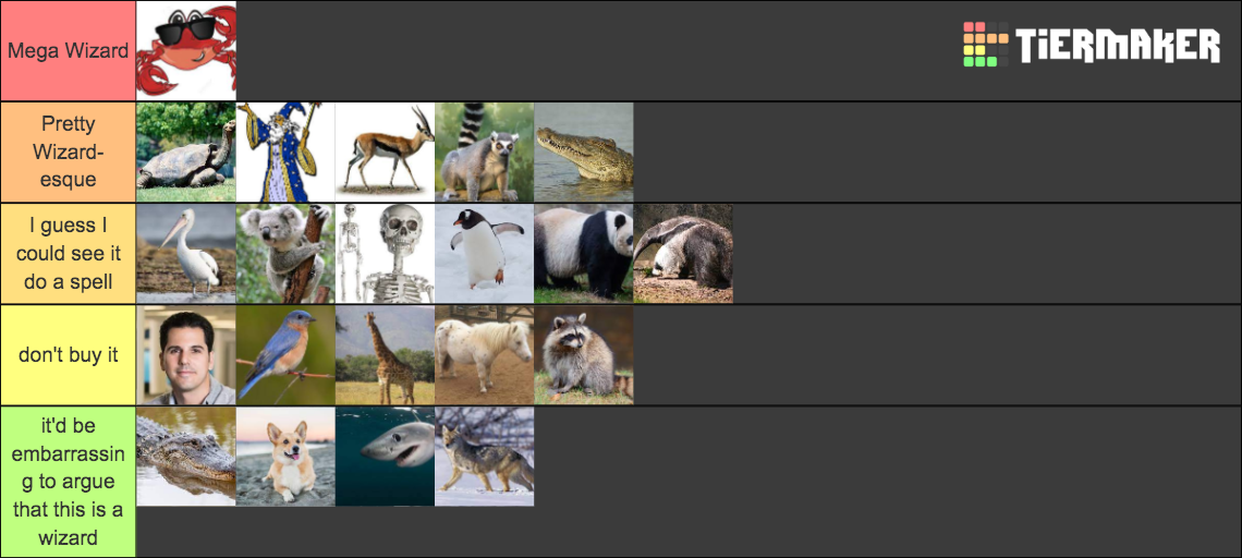 WIZARD TIER Tier List (Community Rankings) - TierMaker