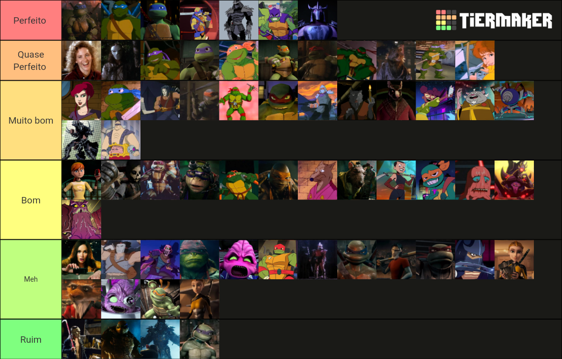TMNT Main Character Variations Tier List Community Rankings TierMaker TMNT Main Character Variations Tier List Community Rankings TierMaker
