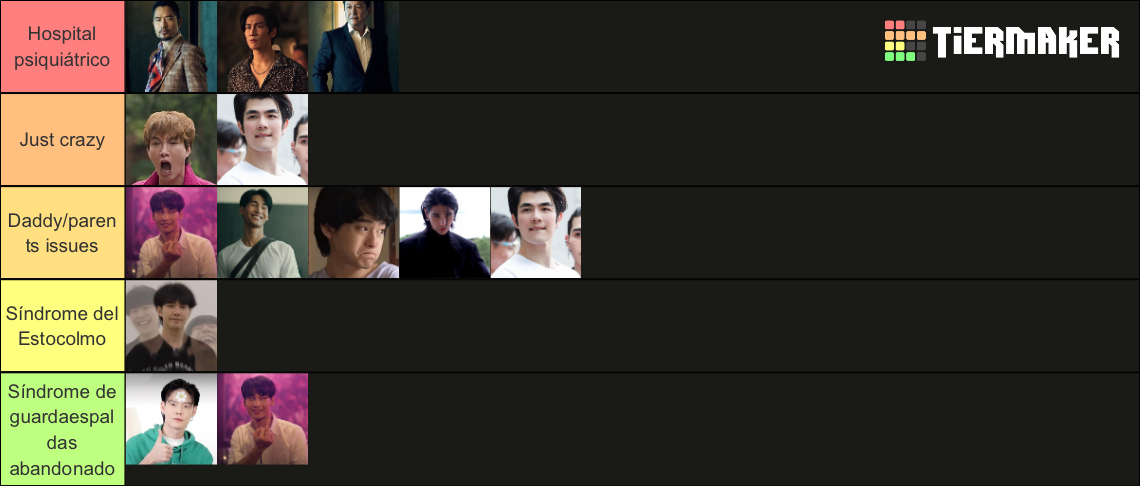 Traumas en Kinnporsche Tier List (Community Rankings) - TierMaker